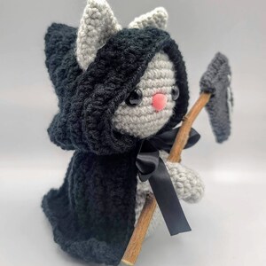 CROCHET PATTERN for Grim Reap-purr Cat.crochet Grim Reaper Pattern ...