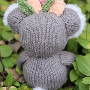 KNITTING PATTERN for Cute Koala. Knit in the Round Pattern. Cute Knit ...