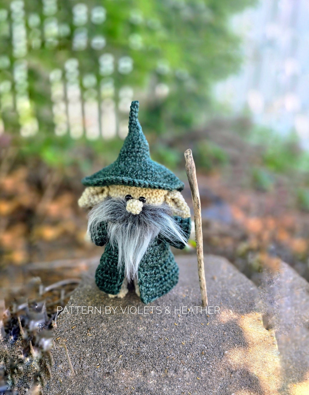CROCHET PATTERN for Woodland Wizard Troll, Cute Amigurumi Wizard ...