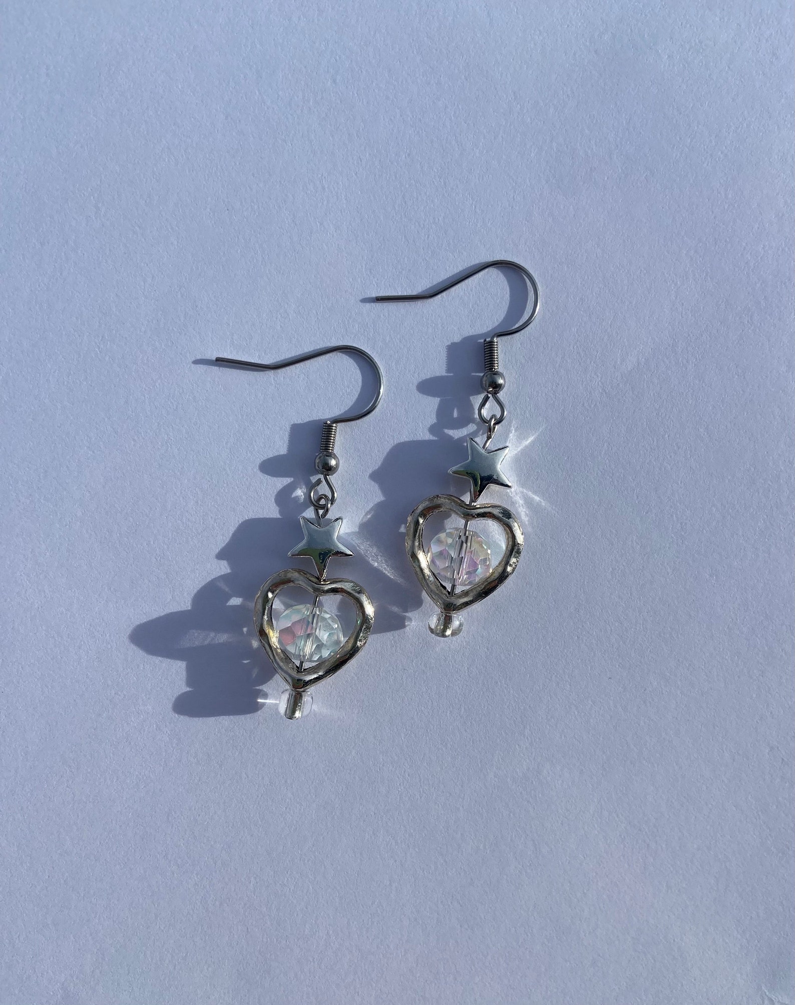 Y2K Iridescent Earrings, Hypoallergenic - Etsy