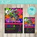 Splatoon Birthday Invitation Pink - Etsy