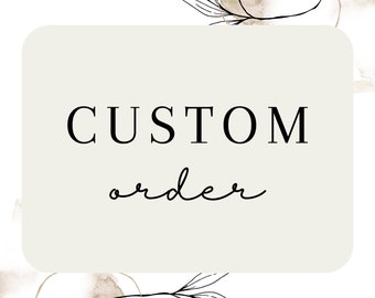 Custom Order | Etsy