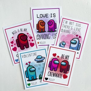Among Us SUS Valentine - Etsy