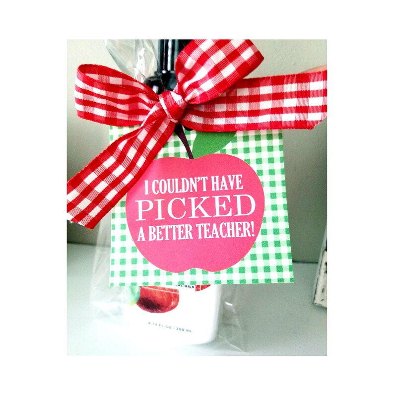 I Couldn't Have Picked a Better Teacher Tag - Etsy
