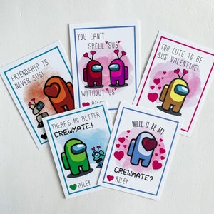 Among Us SUS Valentine - Etsy