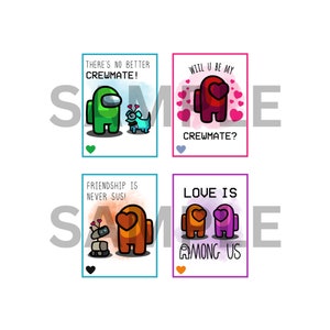 Among Us SUS Valentine - Etsy