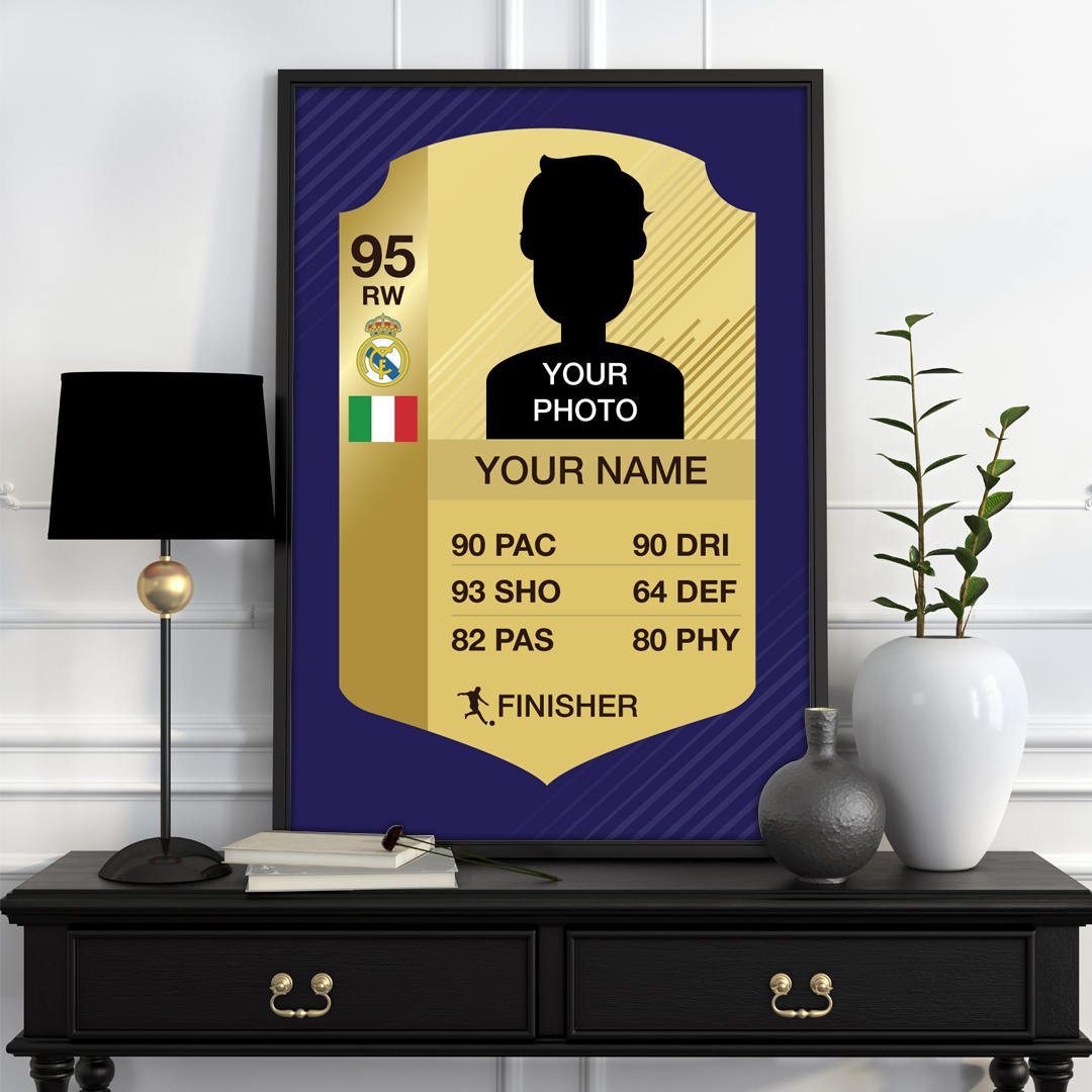 FIFA Gold Card Fully Customised Personalised Football