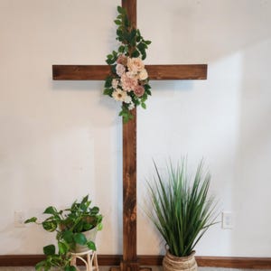 Extra Large Wooden Cross 72" (6ft.) Ideal for Wedding, Church, Home ...