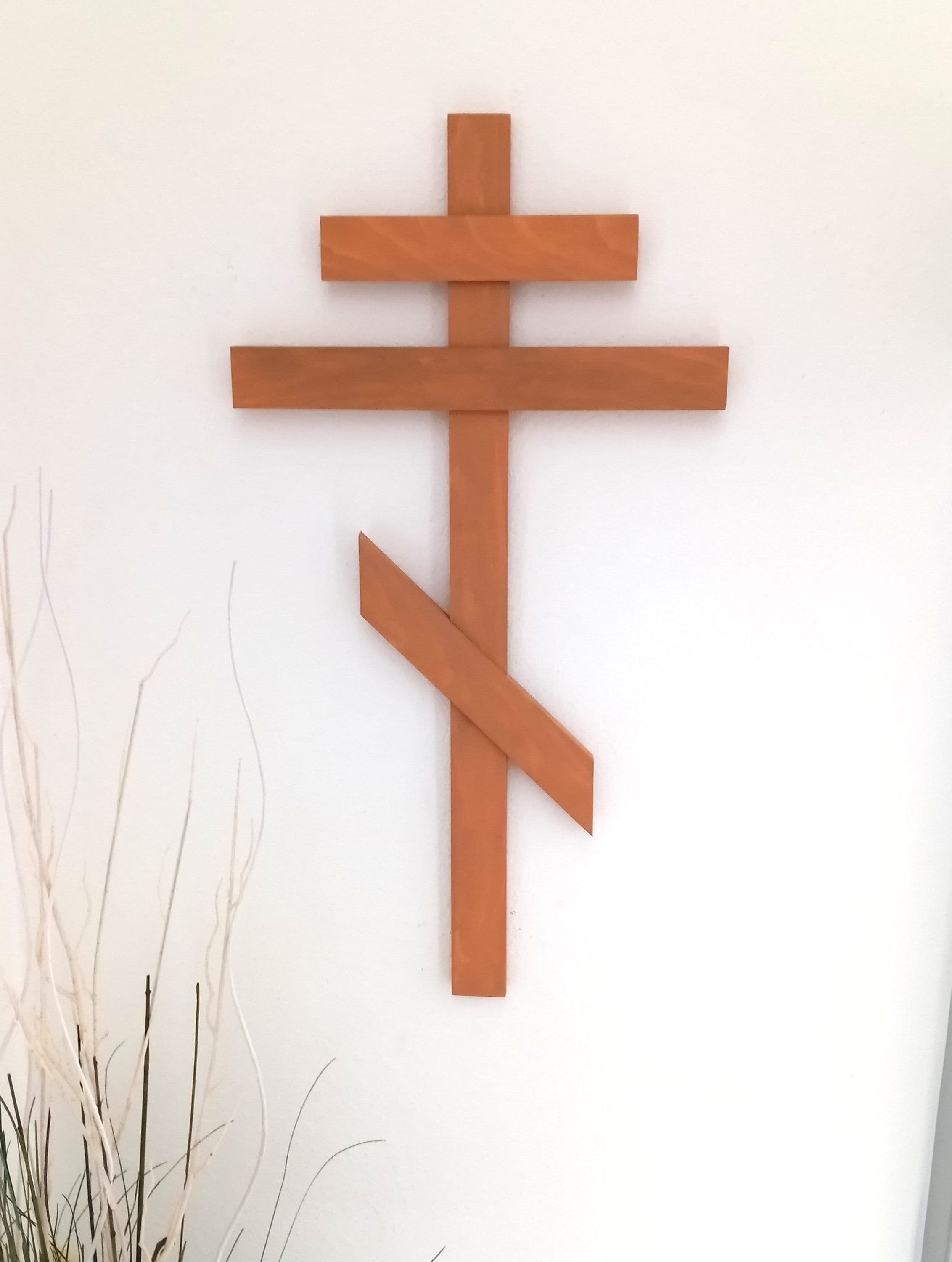 Three Bar Cross Handmade, Beautiful Spiritual Centerpiece - Etsy