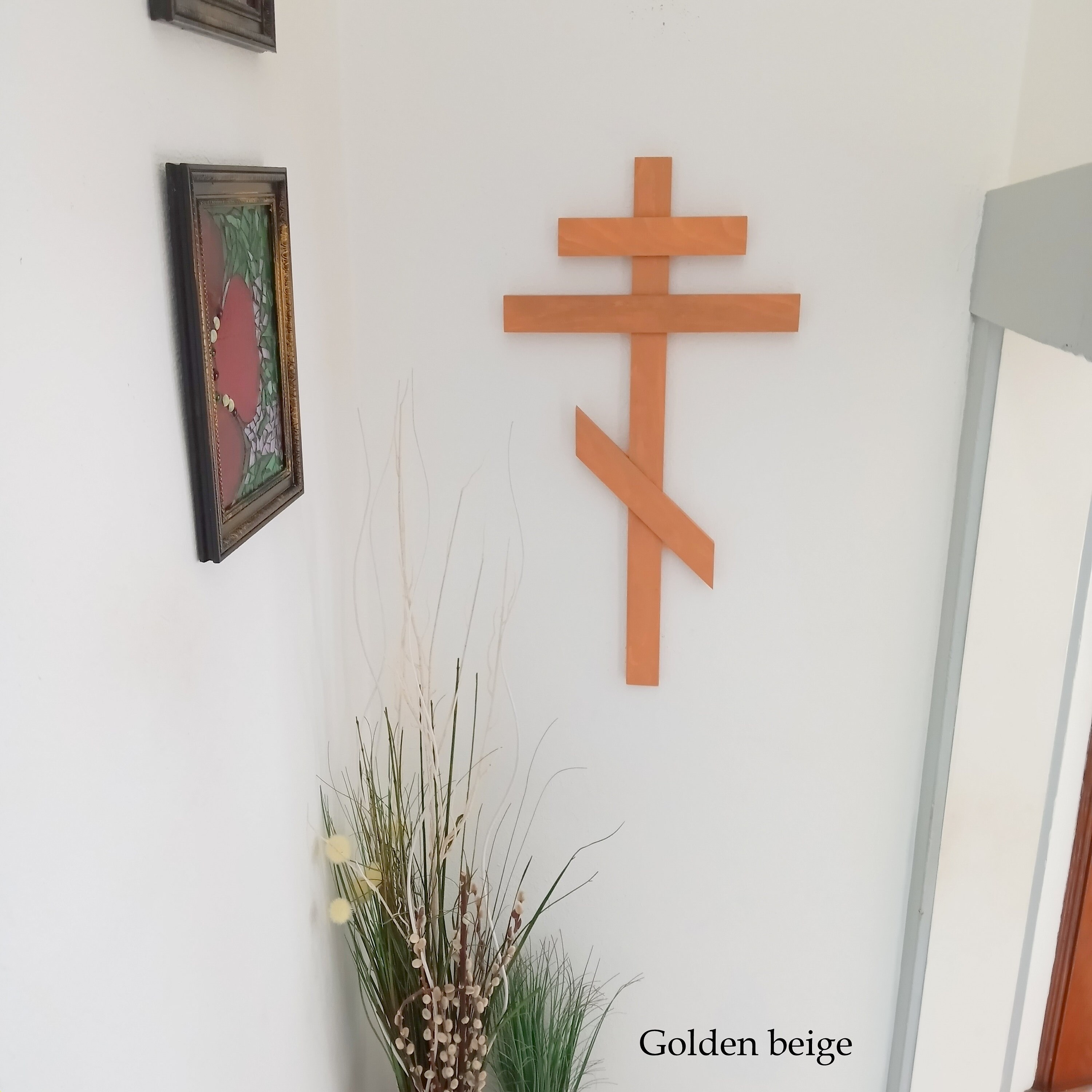 Three Bar Cross Handmade, Beautiful Spiritual Centerpiece - Etsy