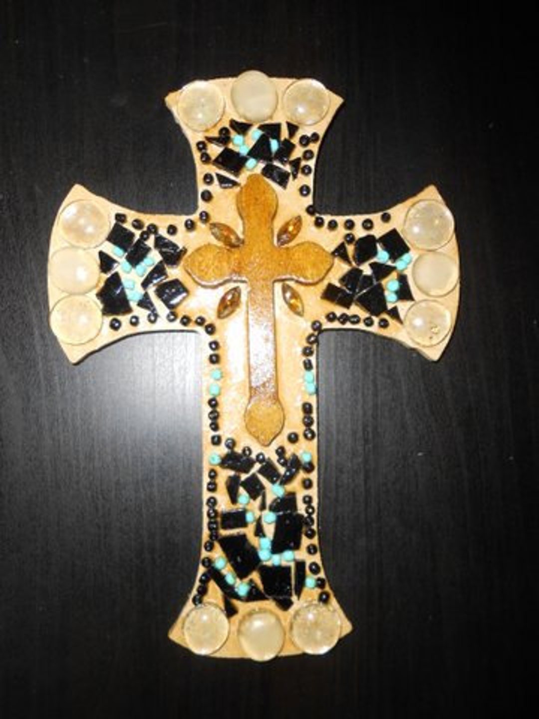 Mosaic Cross, Stained Glass Cross, First Communion Gift, Baptismal Gift ...
