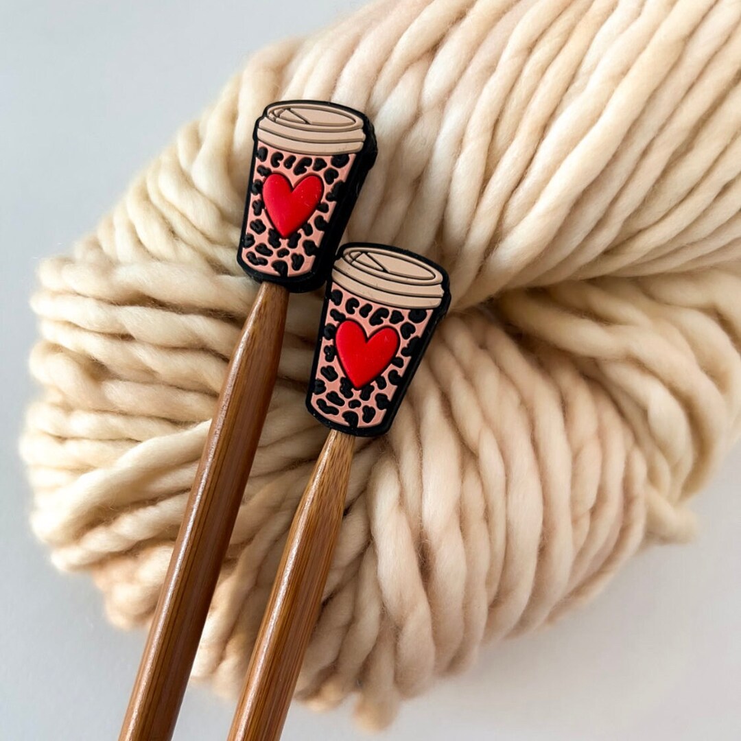 Knitting Needle Stoppers | RED HEART CUP Needle Stopper | Knitting ...