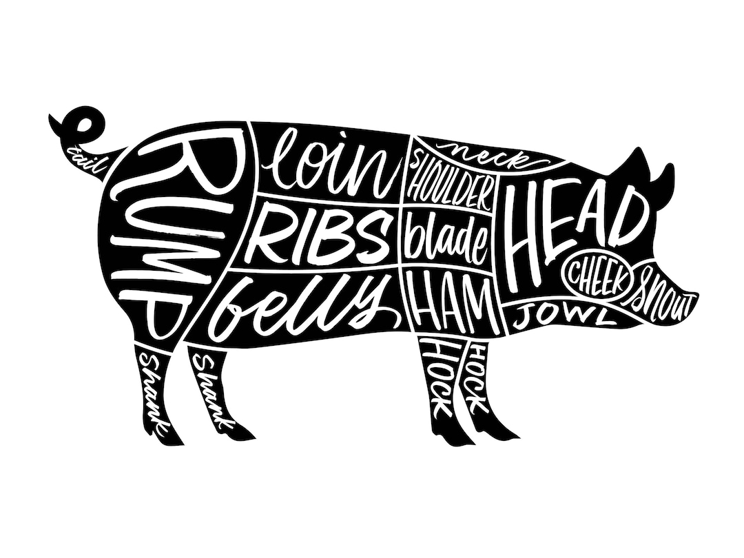 Lettered Pork - Etsy
