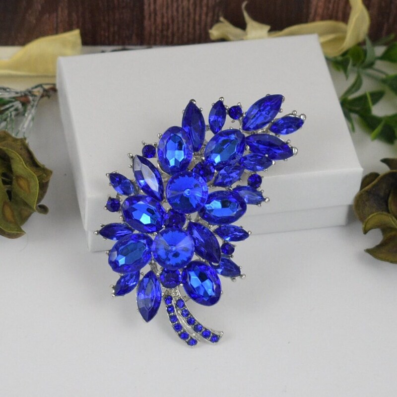 Rhinestone Brooches - Etsy