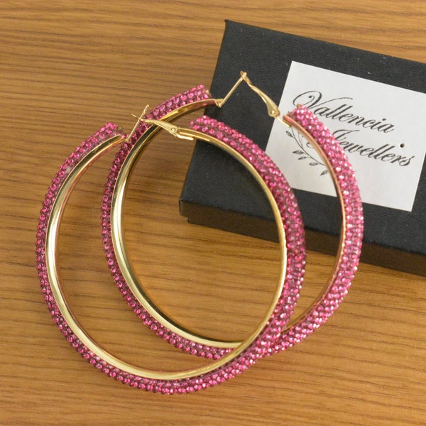 Chandelier Hoop Earrings - Etsy