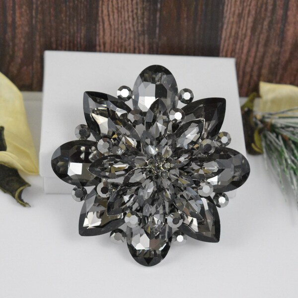 Black Brooch Bouquet - Etsy