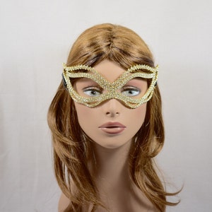 Gold Masquerade Mask, Masquerade Mask, Eye Mask, New Year Party Mask ...
