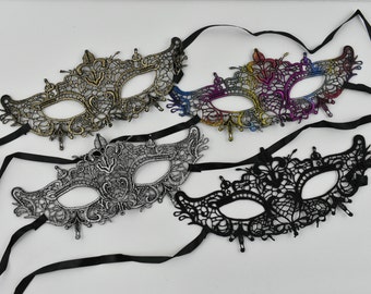 Masquerade Lace Mask - Etsy