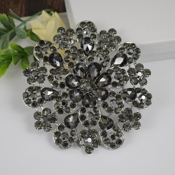 Black Brooch Bouquet - Etsy