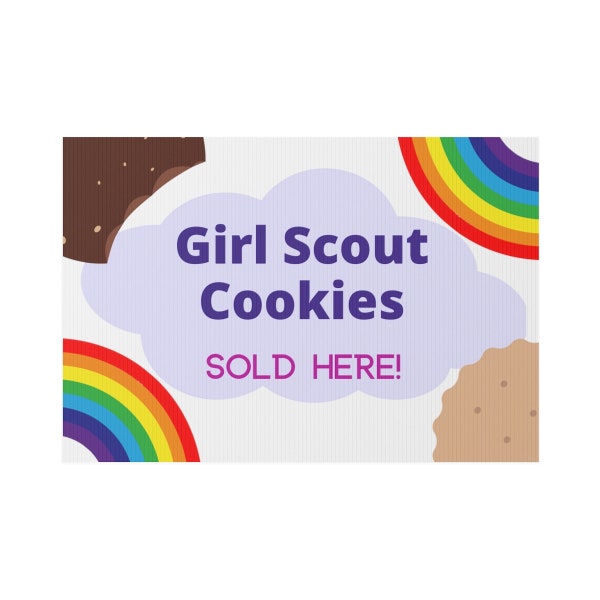 Cookie Sold Here Yard Sign - Etsy