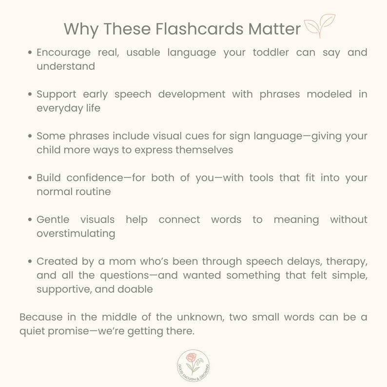 Toddler Speech Flashcards | 2-word Phrases With Gentle Illustrations ...
