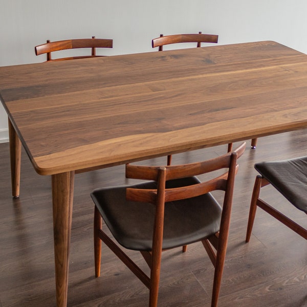 Walnut Dining Table - Etsy