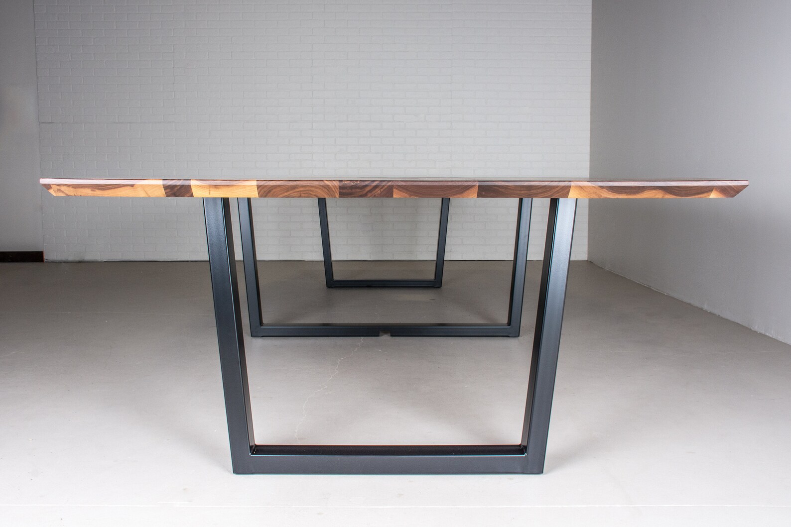 14 Foot Walnut Conference Room Table, Custom Conference Table, Large ...