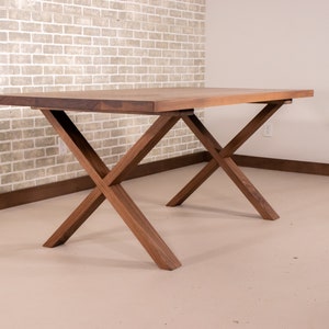 Walnut Kitchen Table, Walnut Table for Eat-in Kitchen, Black Walnut ...