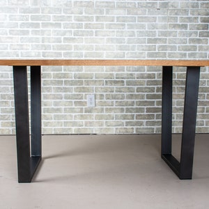 Oval Wood Dining Table, Racetrack Shaped Wood Dinner Table, Natural ...