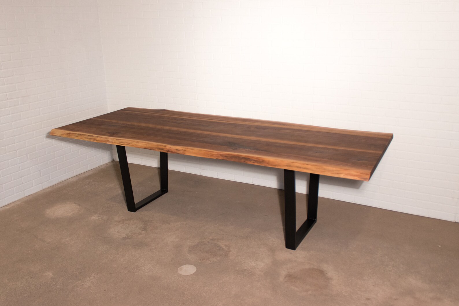 Live Edge Dining Table Long Walnut Table 9 Foot Dining - Etsy
