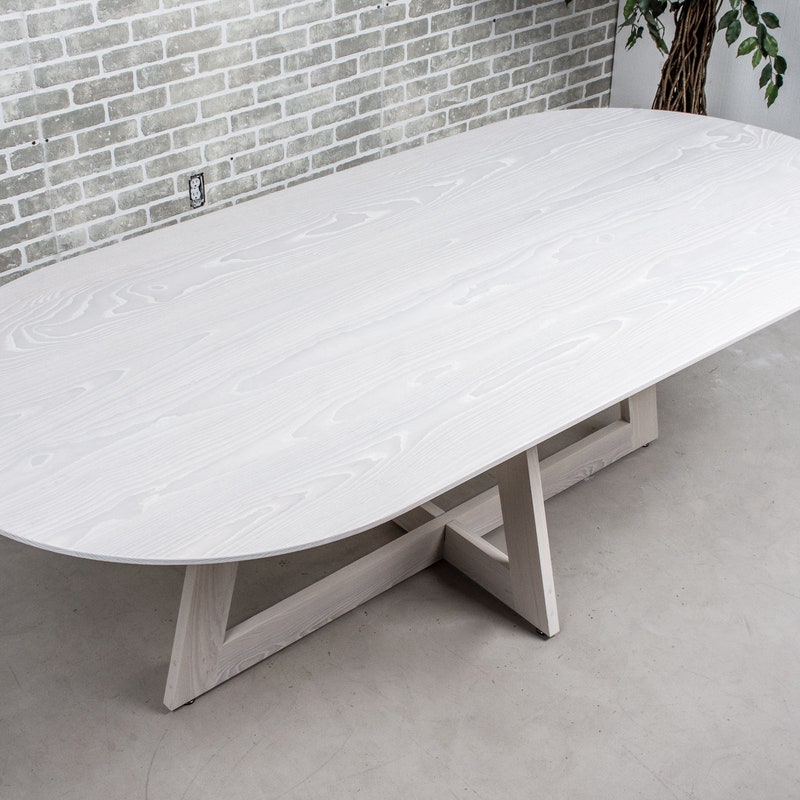 Whitewashed Table - Etsy