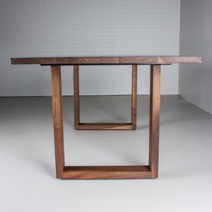 Walnut Table on Wood Table Legs Black Walnut Dining Table - Etsy