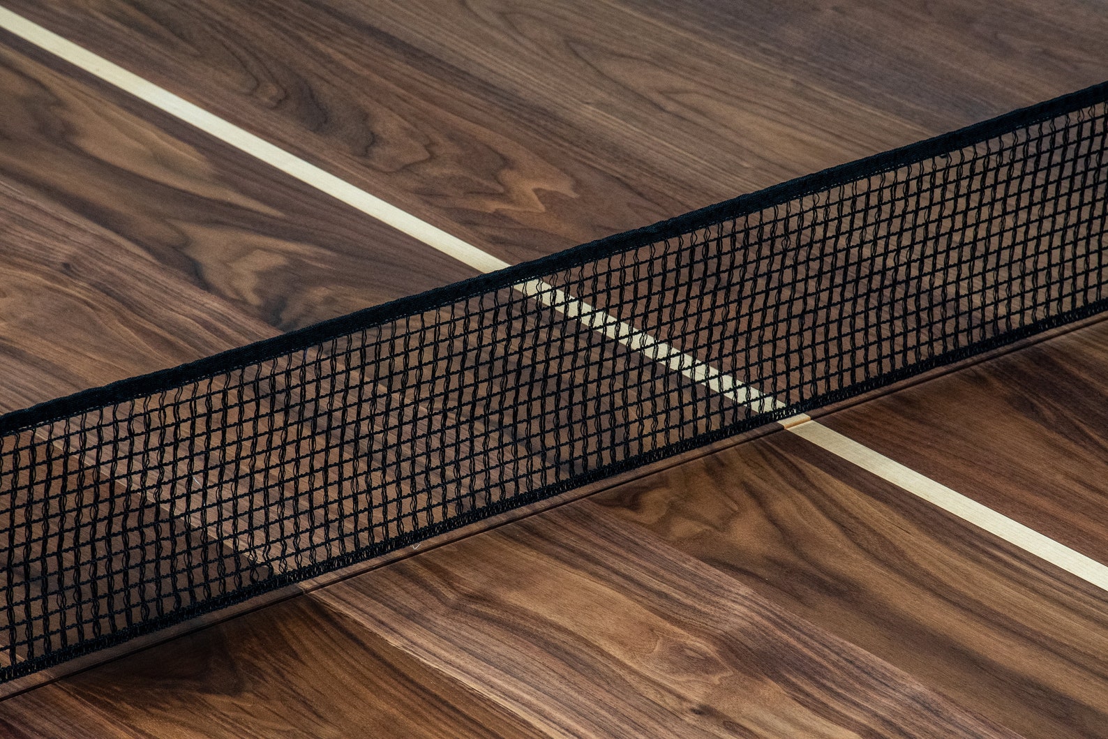 Wood Ping Pong Table, Custom Ping Pong Table, 2 Piece Games Table and ...