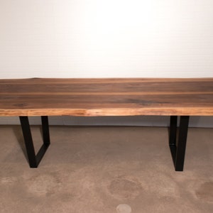 Live Edge Dining Table Long Walnut Table 9 Foot Dining - Etsy