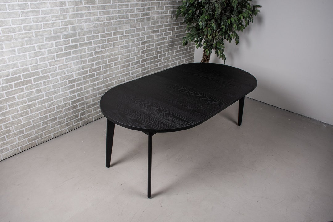 Round Oak Extendable Dining Table, Oak Round Dining Table With ...