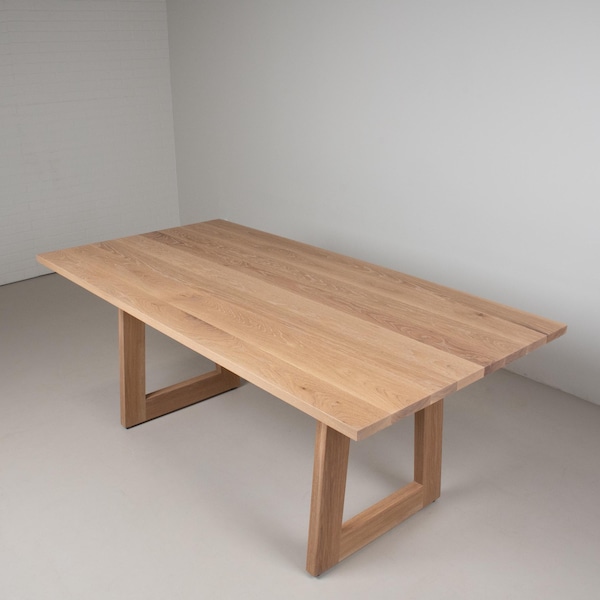 White Oak Dining Table - Etsy