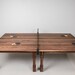 Wood Ping Pong Table, Custom Ping Pong Table, 2 Piece Games Table and ...