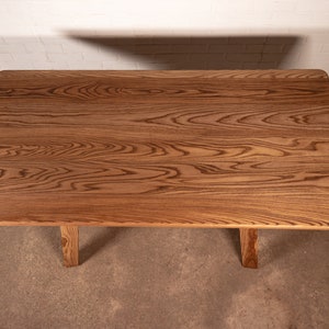 Wood Farm House Table Ash Kitchen Dining Table on Wood H - Etsy