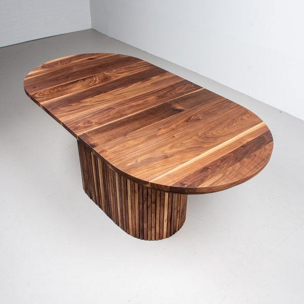 Extendable Pedestal Base Dining Table - Etsy