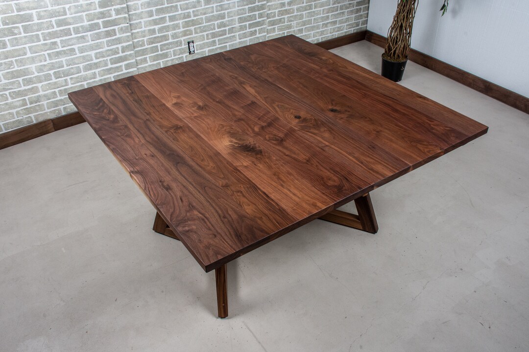 Square Extendable Dining Table, Expandable Wood Table for Small Spaces ...