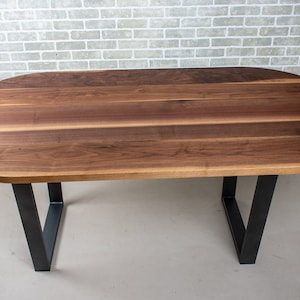 Oval Wood Dining Table, Racetrack Shaped Wood Dinner Table, Natural ...