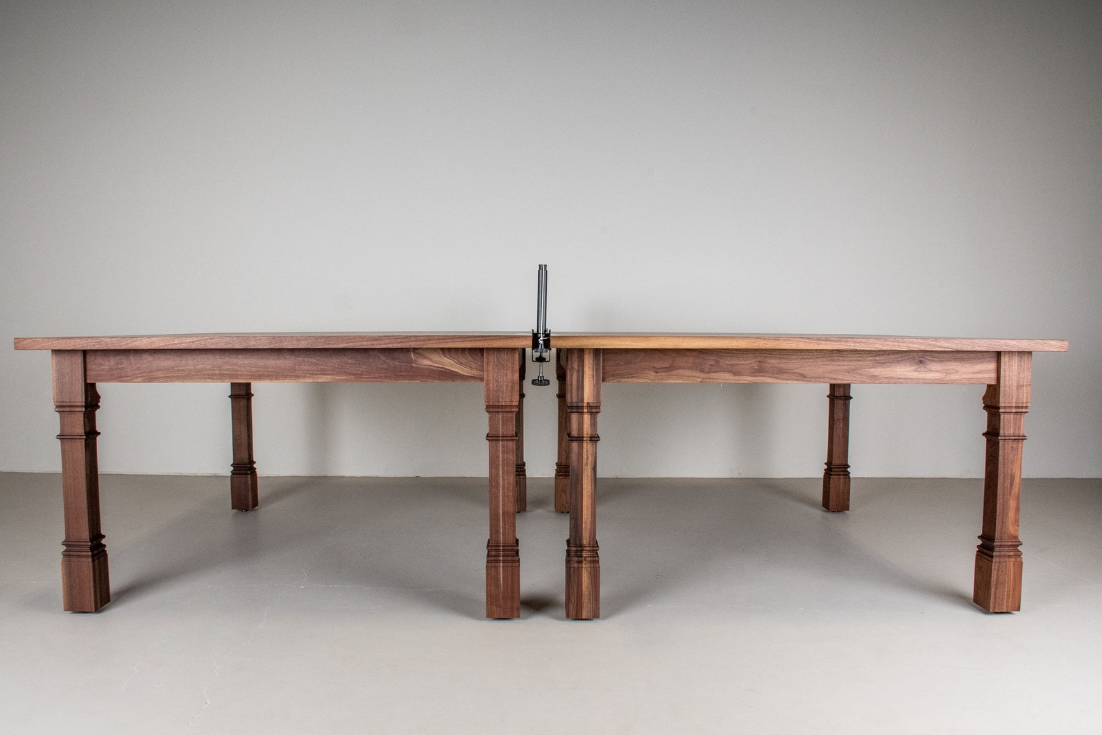 Wood Ping Pong Table, Custom Ping Pong Table, 2 Piece Games Table and ...