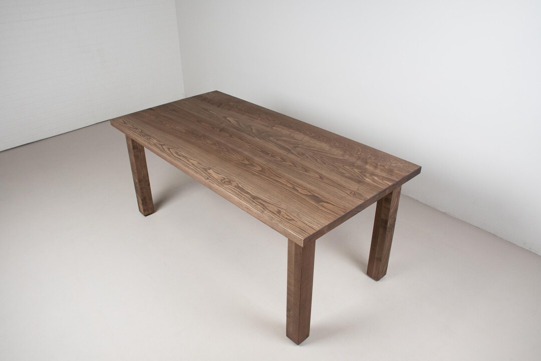 Custom Parsons Table, Ash Wood Kitchen Table, Custom Wood Table for ...