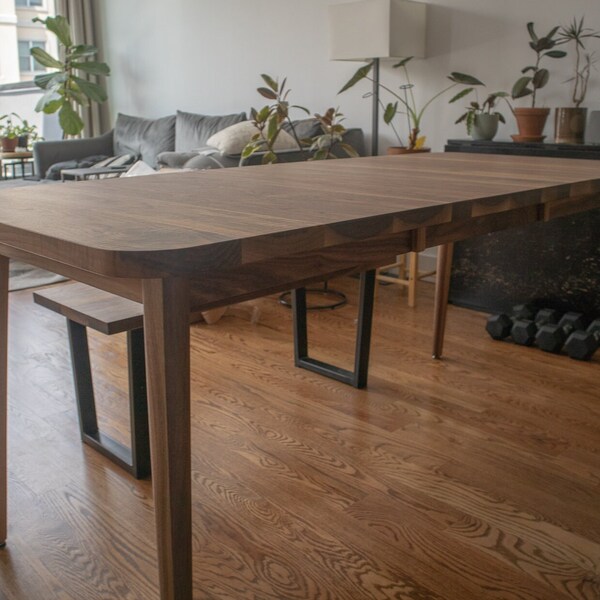 Walnut Dining Table - Etsy