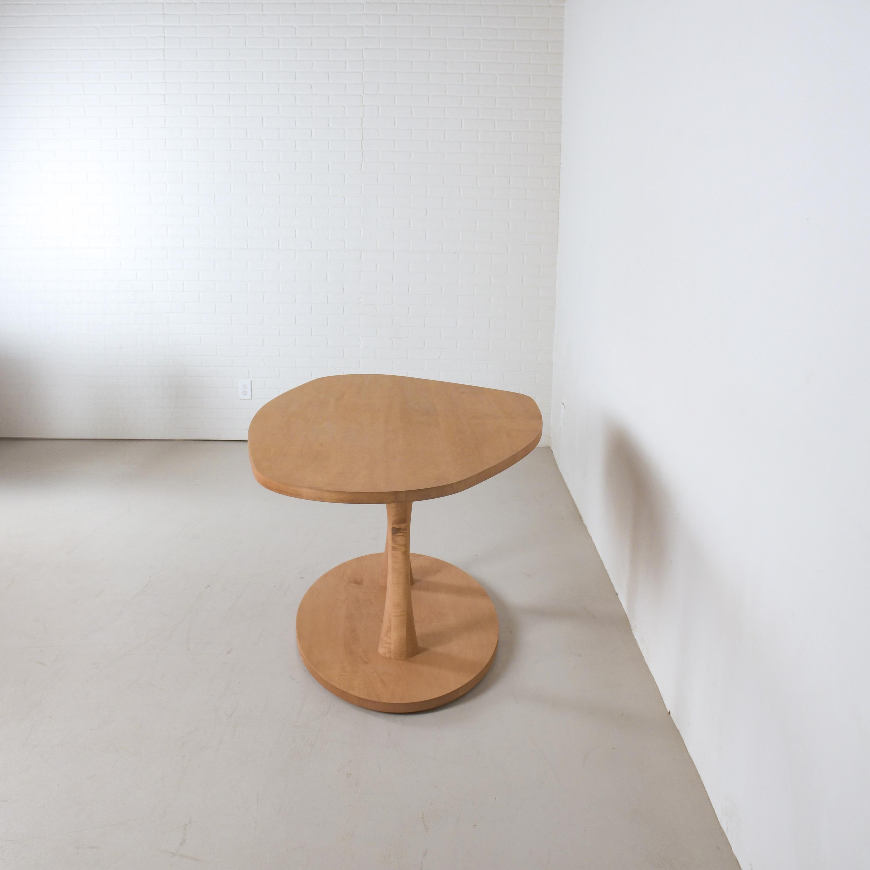 Triangle Shaped Table for a Corner Banquette, Solid Maple Wood Dining ...