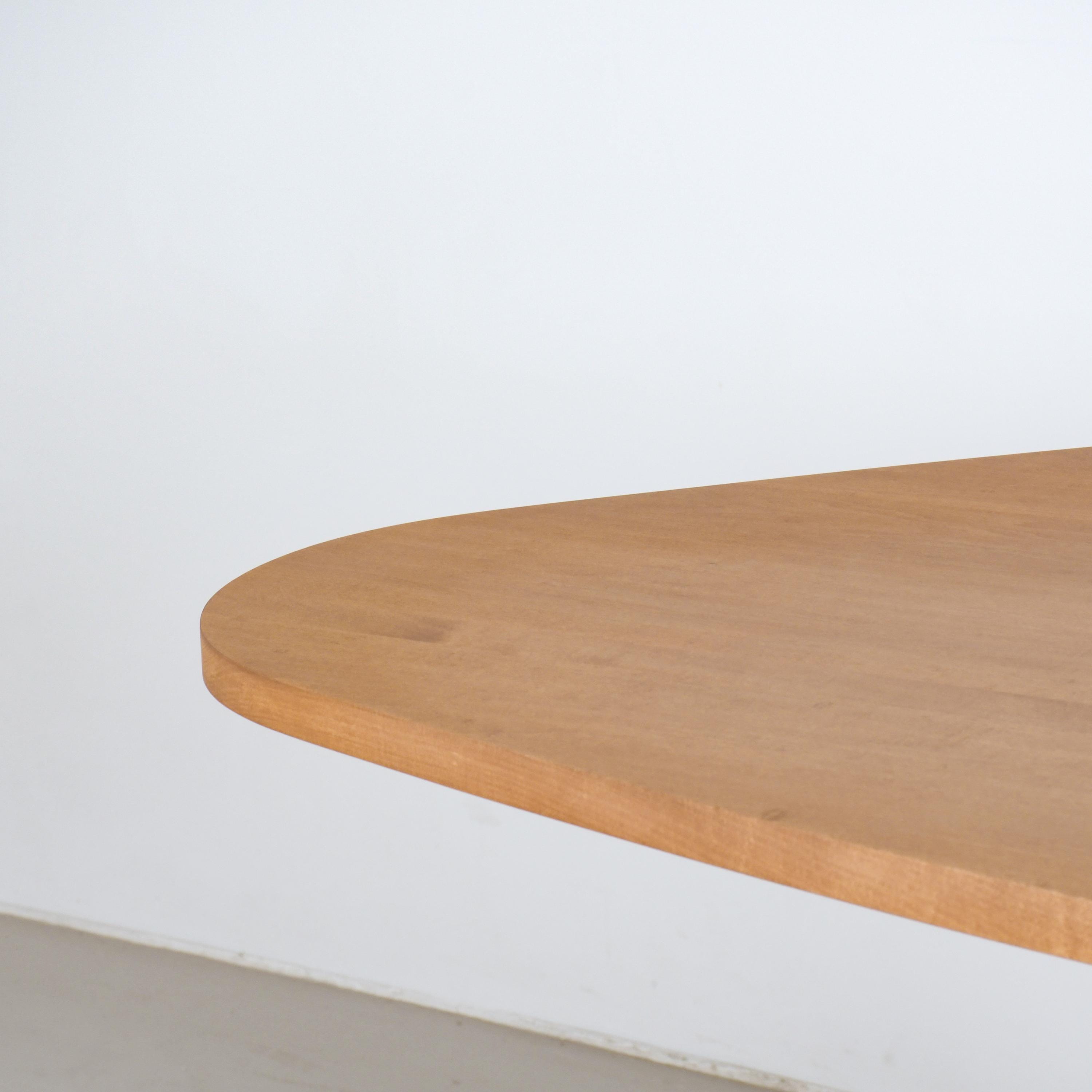Triangle Shaped Table for a Corner Banquette, Solid Maple Wood Dining ...