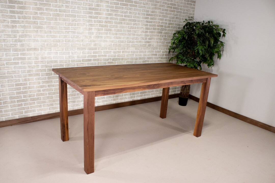 Bar Height Parsons Table in Walnut, Walnut Dining Table, Bar Height ...