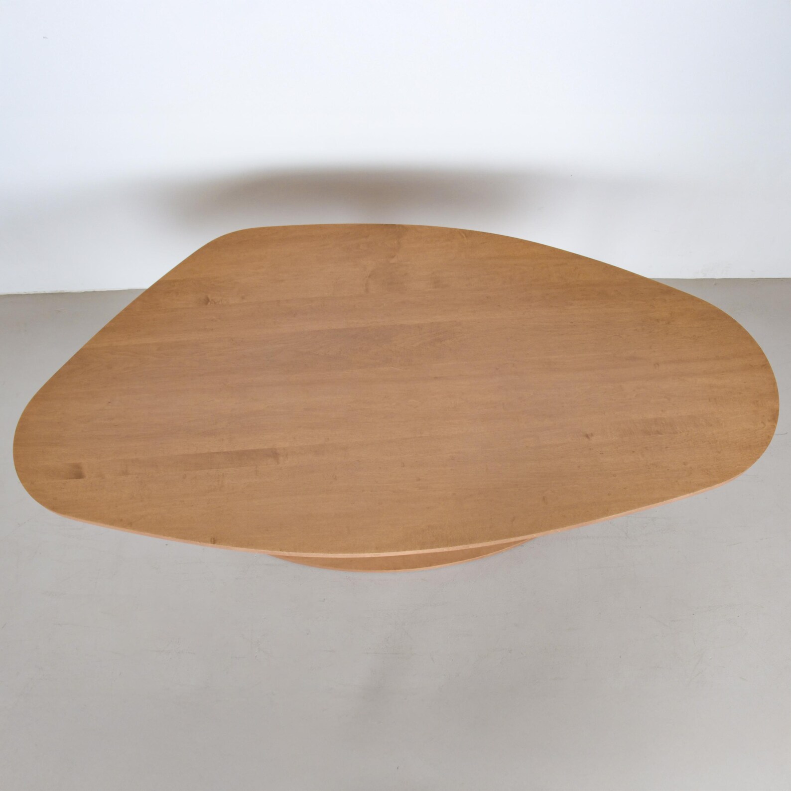 Triangle Shaped Table for a Corner Banquette, Solid Maple Wood Dining ...