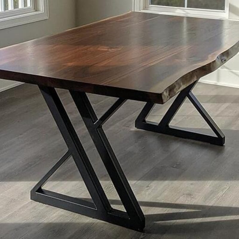 Live Edge Dining Table - Etsy