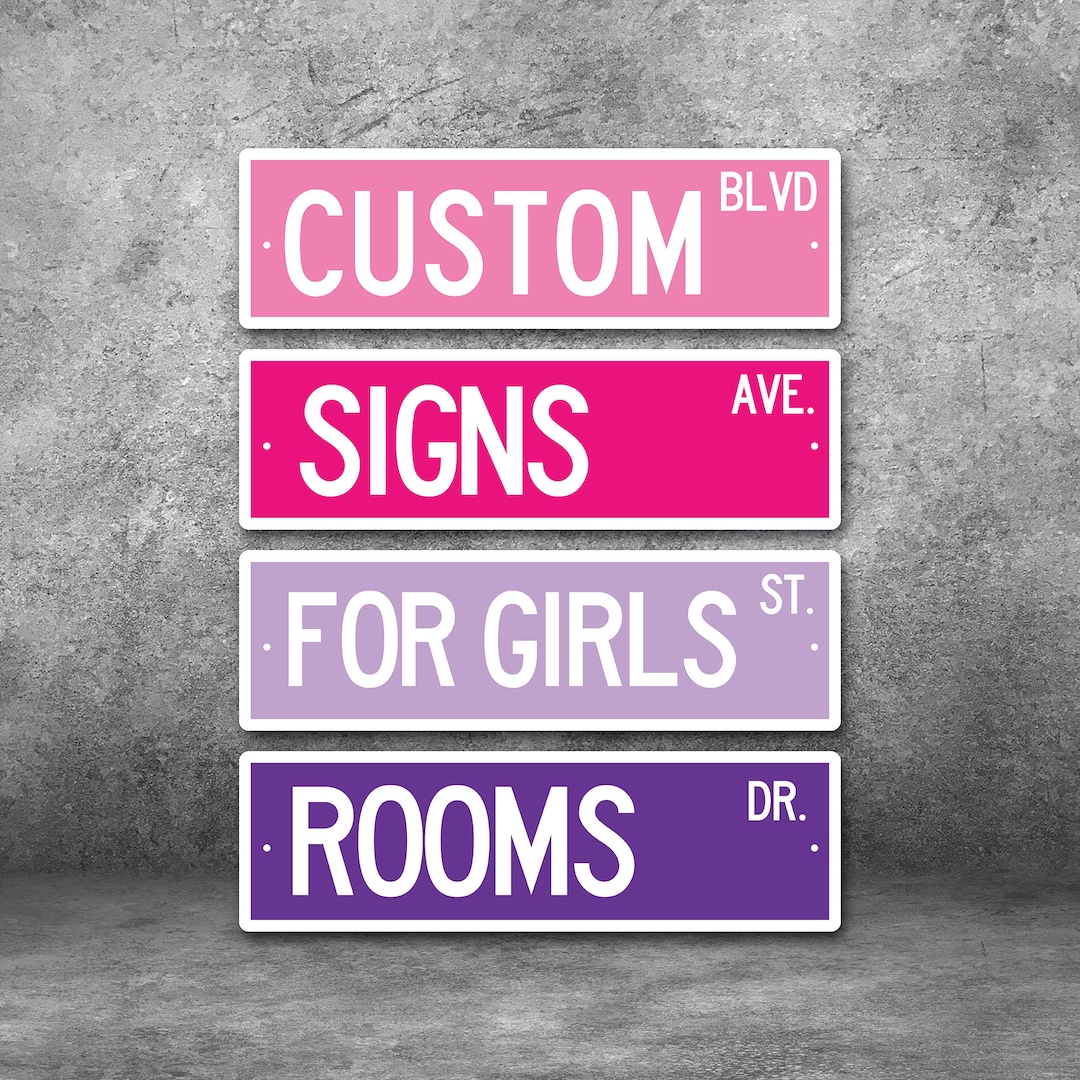 Custom Sign for Girls Room Personalized Room Sign for Girls - Etsy